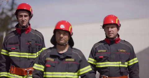A specialized firefighting unit equipped... | Stock Video | Pond5