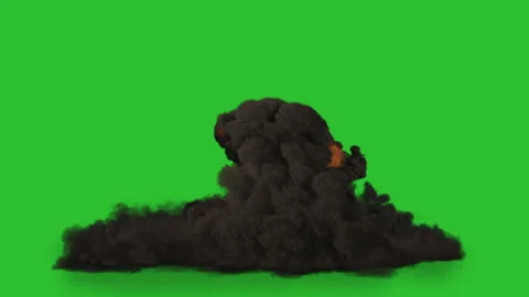 Explosion Green Screen Stock Footage ~ Royalty Free Stock Videos | Pond5