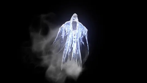 Spectral Phantom Halloween Horror Alpha ... | Stock Video | Pond5