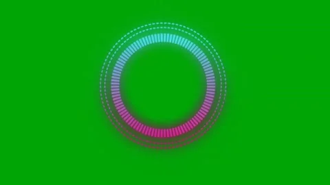 Spectrum animation green screen | Stock Video | Pond5