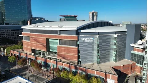 Spectrum Center is an indoor arena locat... | Stock Video | Pond5
