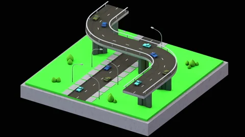 Speed highway with cars driving fast. Lo... | Stock Video | Pond5