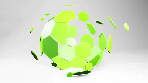 Sphere rotation and transformation 3d an... | Stock Video | Pond5