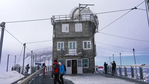The Sphinx Observatory - an astronomical... | Stock Video | Pond5