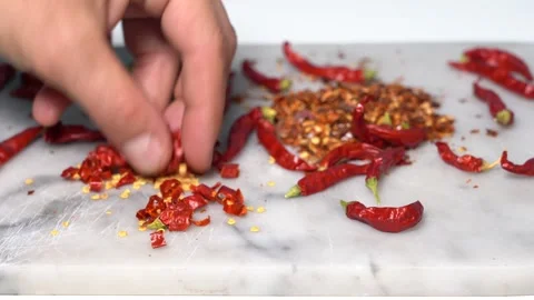 Chilli Cut Stock Video Footage | Royalty Free Chilli Cut Videos | Pond5