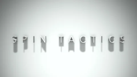 spin tactics 3D title animation white te... | Stock Video | Pond5