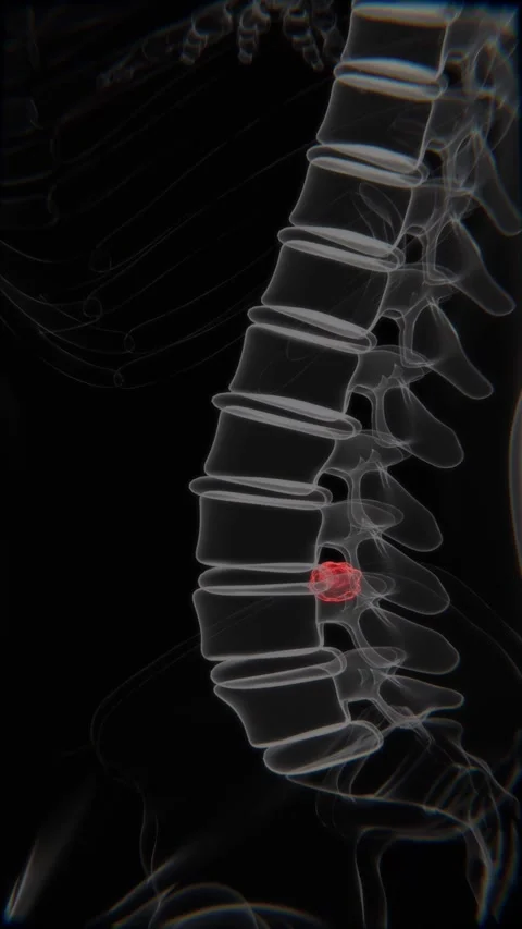 Spinal Cord Tumors in lower spinal cord ... | Stock Video | Pond5