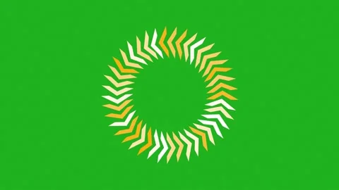Spinning arrows motion graphics with gre... | Stock Video | Pond5