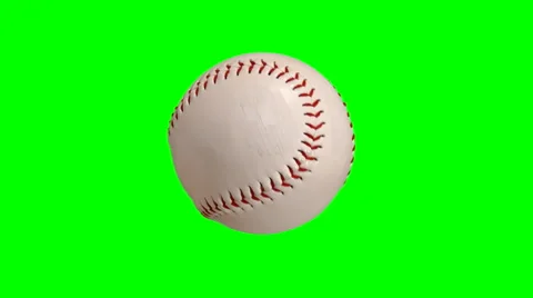 Spinning Baseball Loop with Chroma Key G... | Stock Video | Pond5