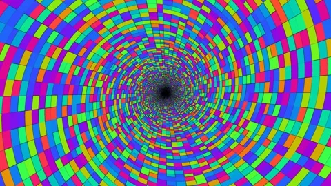 Spinning Block Vortex - Digital Transiti... | Stock Video | Pond5