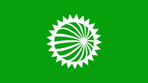 Spinning circular object motion graphics... | Stock Video | Pond5