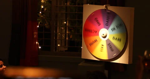 Spinning Color Wheel Game | Stock Video | Pond5