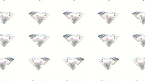 Spinning diamond background. Rows of stu... | Stock Video | Pond5