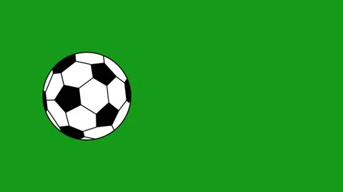 Spinning football motion graphics with g... | Stock Video | Pond5