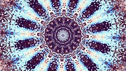 Spinning mandala loop background | Stock Video | Pond5