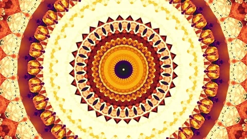 Spinning mandala loop background | Stock Video | Pond5