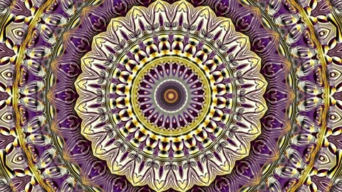 Spinning mandala loop background | Stock Video | Pond5