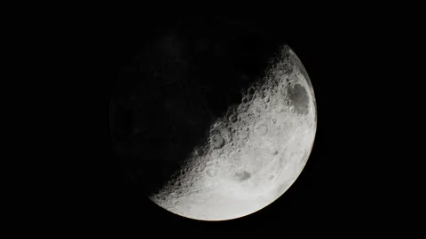 Spinning Moon sphere galaxy in space wit... | Stock Video | Pond5