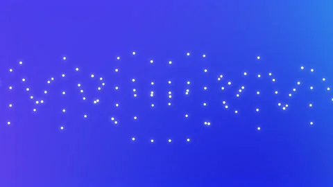 spinning particle animation on purple gr... | Stock Video | Pond5