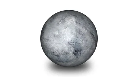 Spinning planet eris in rotation. Animat... | Stock Video | Pond5
