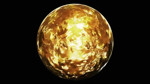 Spinning pure gold sphere looping 3D ani... | Stock Video | Pond5