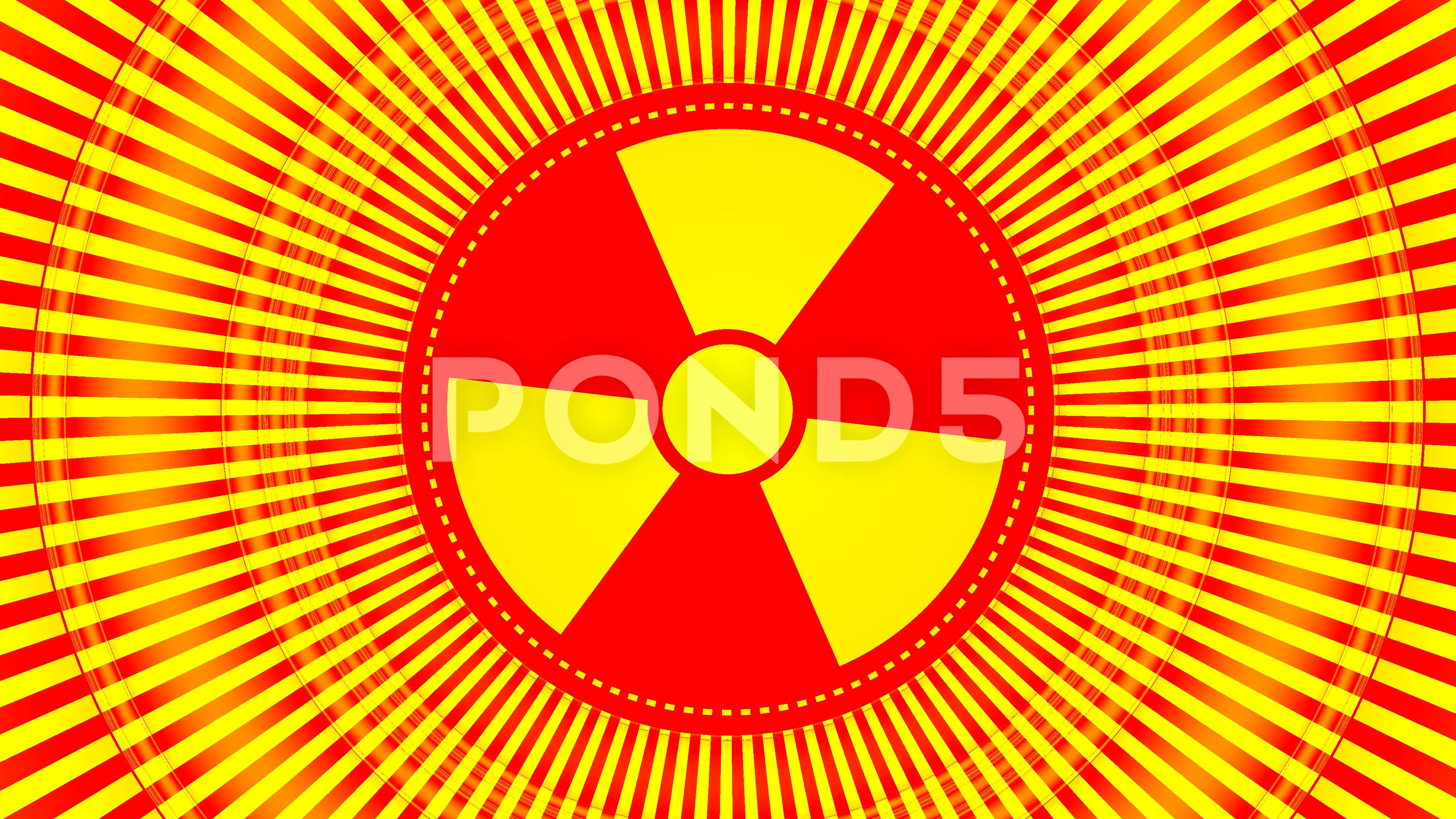 Purple Radioactive Symbol