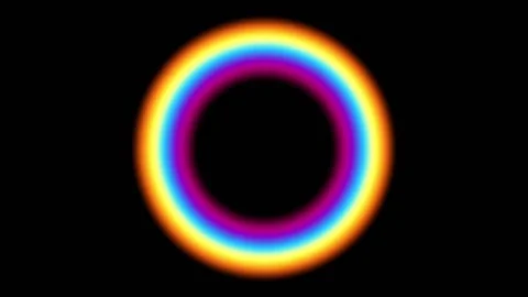 Spinning round gradient loop background | Stock Video | Pond5