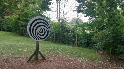 A Spinning Spiral Optical Illusion on a ... | Stock Video | Pond5