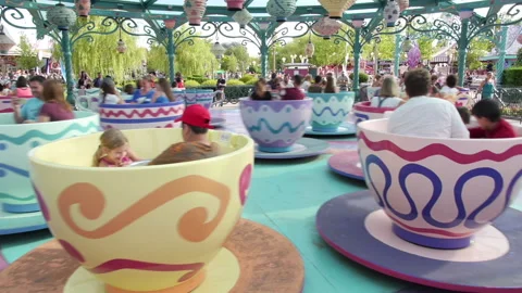 Teacup Ride Stock Videos – Royalty-Free HD & 4K Videos