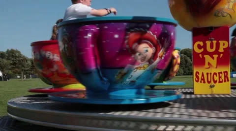 Teacup Ride Stock Videos – Royalty-Free HD & 4K Videos