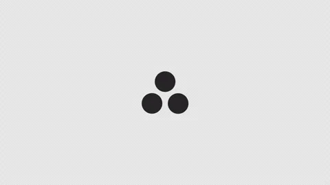 Spinning triangle of dots loading animat... | Stock Video | Pond5