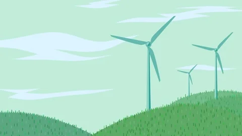 Renewable Energy Animation Stock Video Footage | Royalty Free Renewable ...