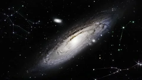 Spiral Galaxy Rotation Loop With Million... | Stock Video | Pond5
