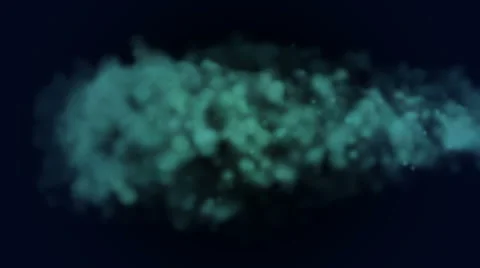 Splash of blue smoke on a black backgrou... | Stock Video | Pond5