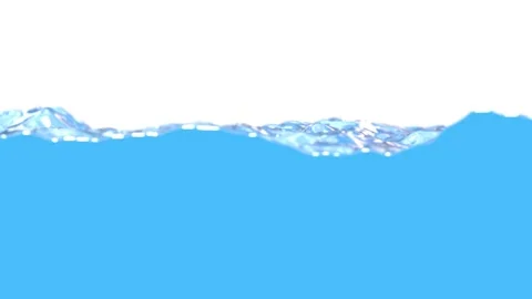 Splashing water looping 3D animation | Stock Video | Pond5