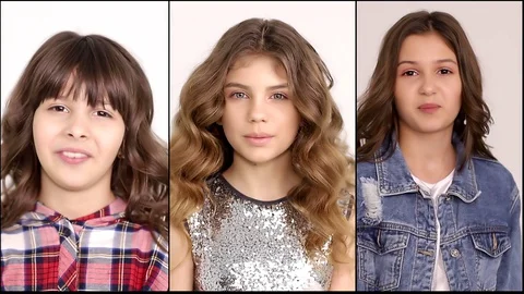 Collage Young Girls Stock Videos – Royalty-Free HD & 4K Videos | Pond5