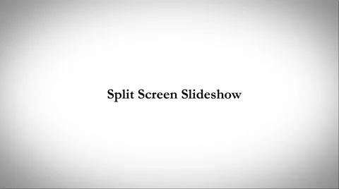 SPLIT-SCREEN SLIDESHOW ~ After Effects Template #55013877