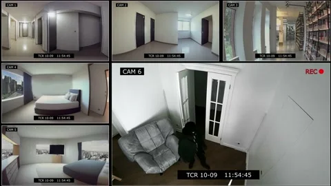 Cctv Split Screen Stock Videos – Royalty-Free HD & 4K Videos