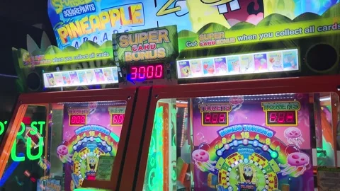Spongebob Squarepants Arcade Game | Stock Video | Pond5