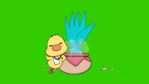 Spooky Animated Ghost Waving Goodbye | Stock Video | Pond5