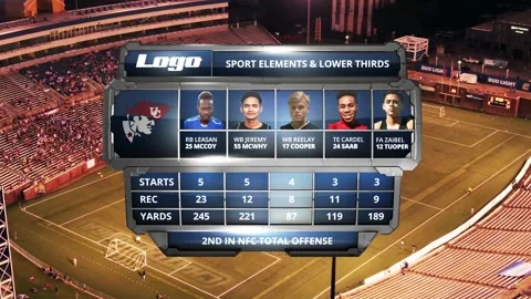 After Effects: Sport Elements And Lower Thirds | After Effects #262824817