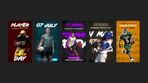 After Effects: Sport Player Instagram Reels #248145004