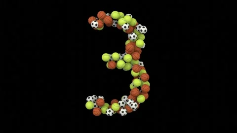 Sport Font Number Stock Video Footage | Royalty Free Sport Font Number ...