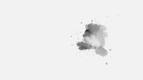 Ink Spread White Background Stock Video Footage | Royalty Free Ink ...
