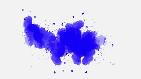 Ink Spread White Background Stock Video Footage | Royalty Free Ink ...