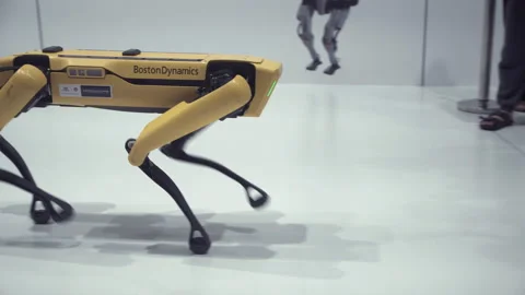 SPOT, the robot dog by Boston Dynamics e... | Stock Video | Pond5
