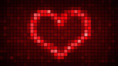 Spot of visual cells with word love and ... | Stock Video | Pond5