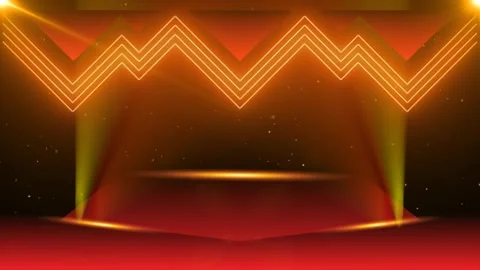 spotlight effect on stage green screen b... | Stock Video | Pond5