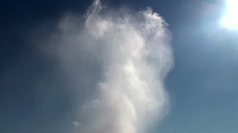 Spray mist cloud rising from Niagara fal... | Stock Video | Pond5