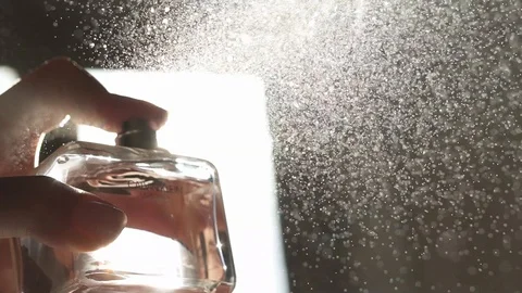 Perfume Spraying Stock Footage ~ Royalty Free Stock Videos | Pond5